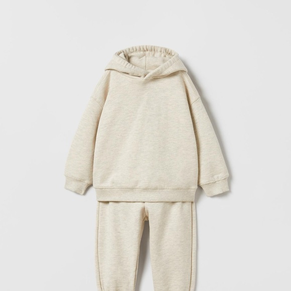 Zara | Matching Sets | Zara Cream Kids Matching Set | Poshmark